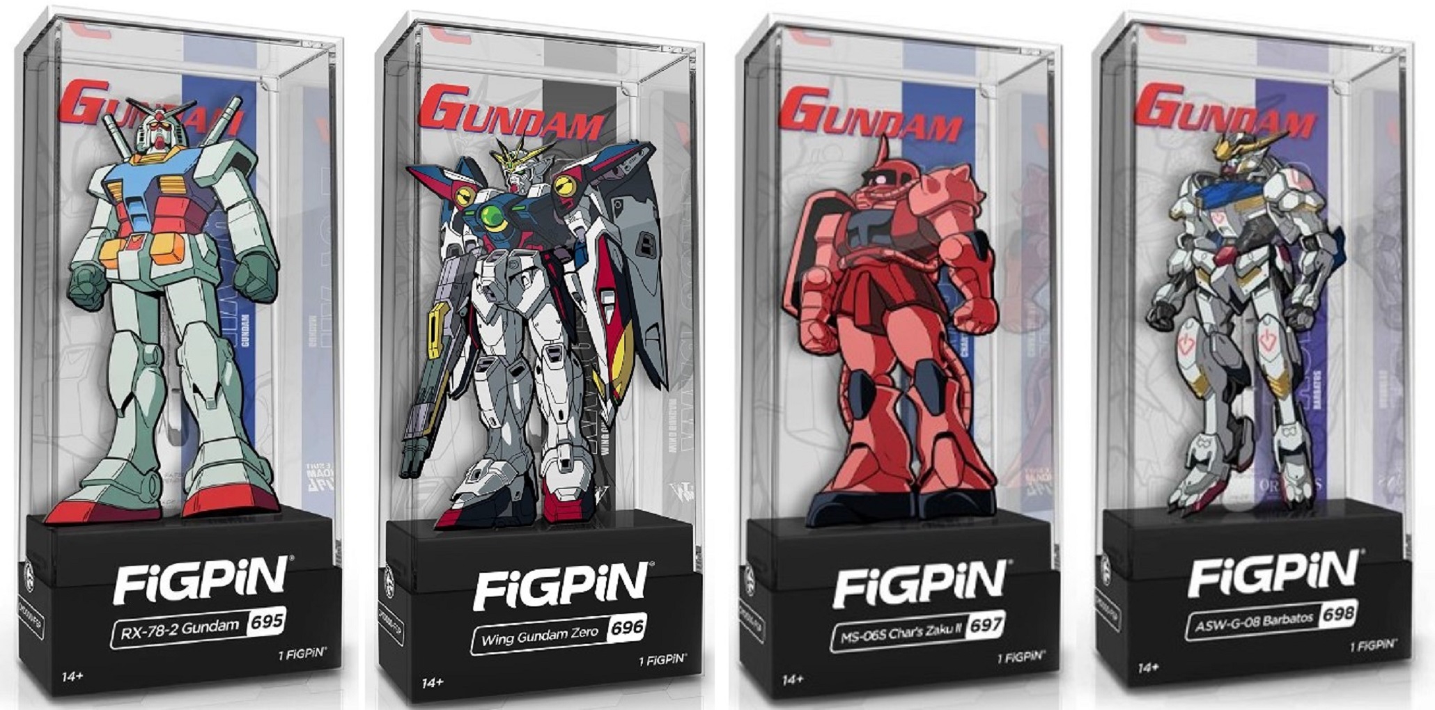 FIGPIN ASSORTMENT 3 GUNDAM - SET OF 4 - FGPASST3GUND | Sales First ...