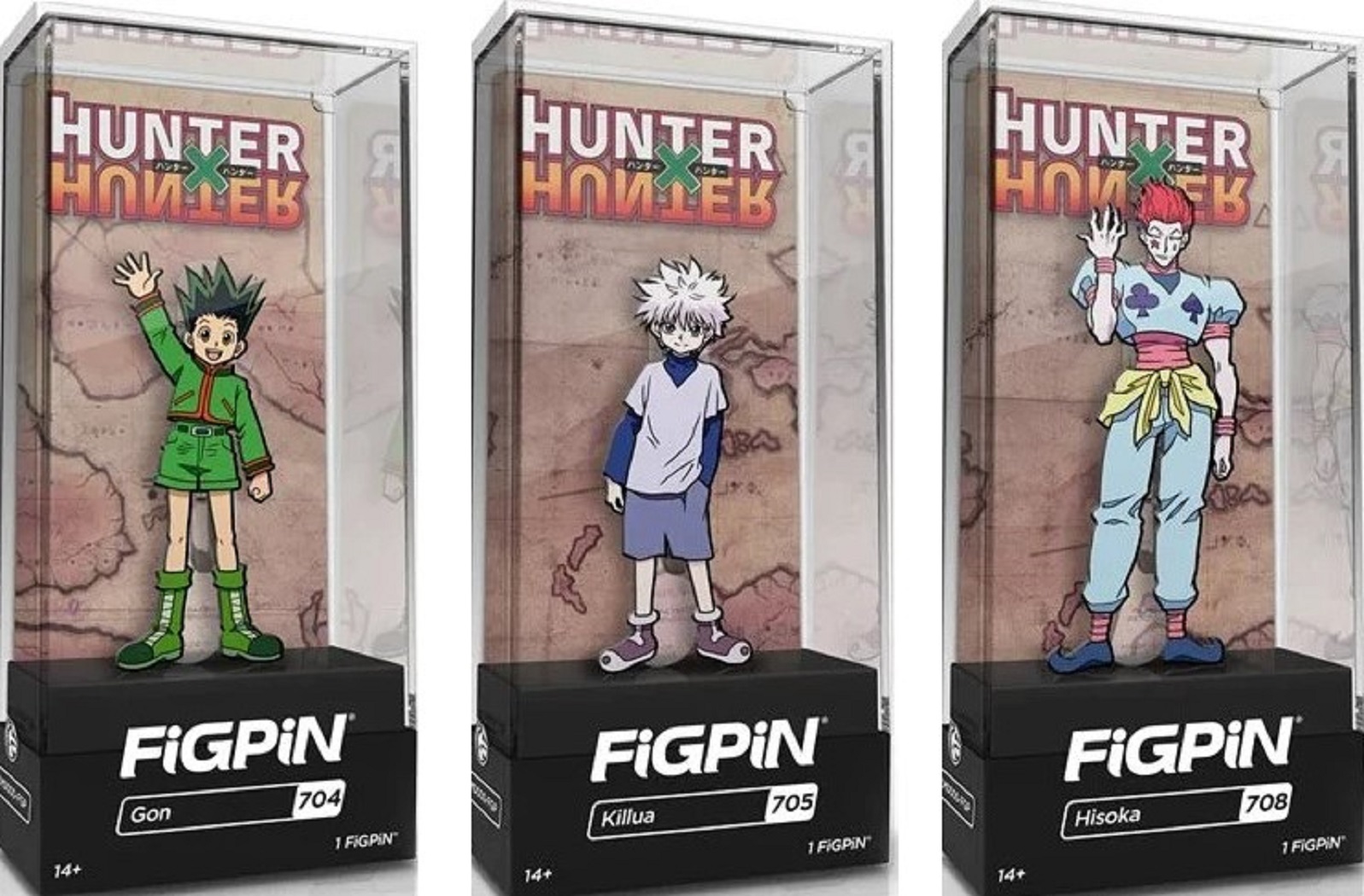 FIGPIN ASSORTMENT 3 - HUNTER X HUNTER - SET OF 3 - FGPASST3HH | Sales ...