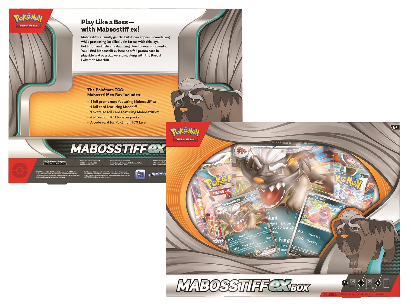 Pokemon TCG: Mabosstiff ex Box - NDPK85589 | Sales First Distributing